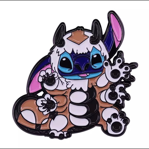 Jewelry | Stitch As Appa Avatar Cosplay Enamel Pin | Poshmark